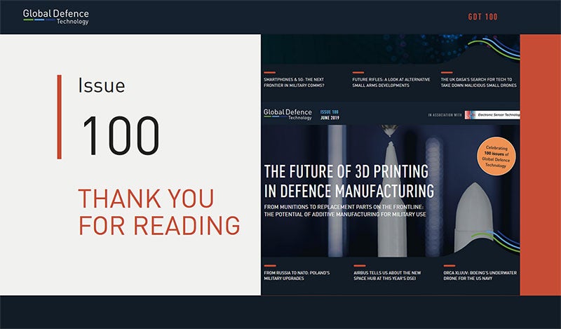 3D printing in defence manufacturing: issue 100 of Global Defence ...