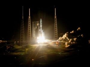 USAF’s AEHF-5 communication satellite responds to commands