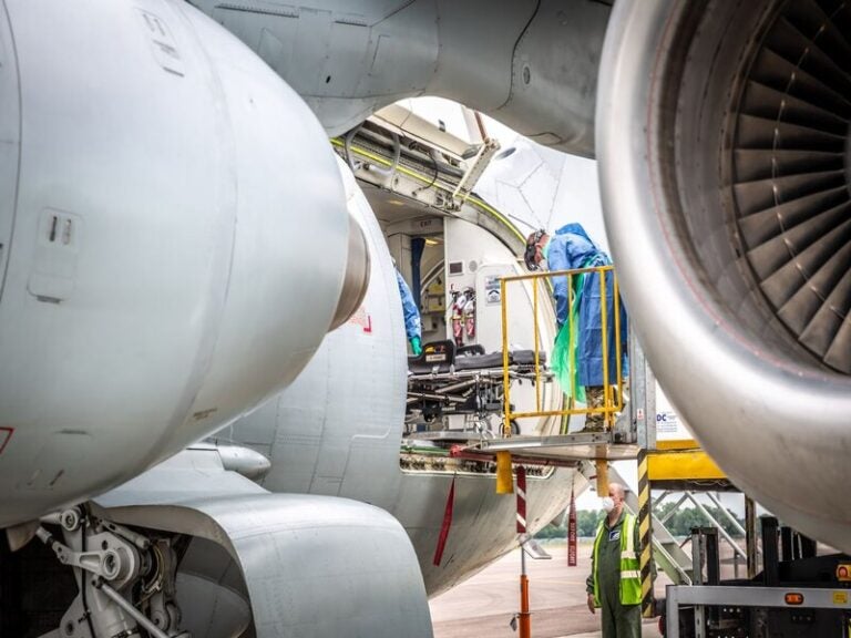 RAF successfully converts transport aircraft for medical use