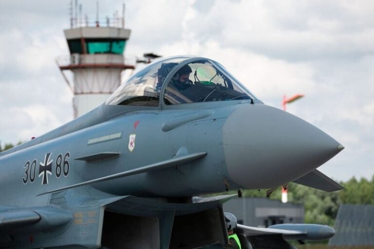German Eurofighters, RAF Typhoons join for training in Lithuania