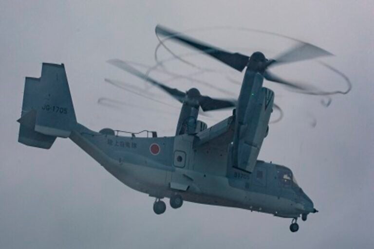 Bell Boeing delivers first V-22 aircraft to Camp Kisarazu, Japan