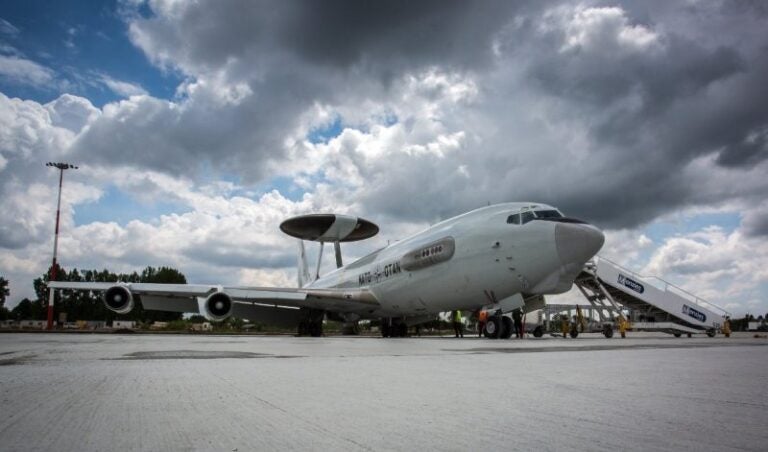 NATO AWACS aircraft participates in Aviation Detachment Rotation 20-4