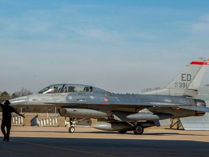 Lockheed Martin Greenville facility inducts first F-16 for sustainment work