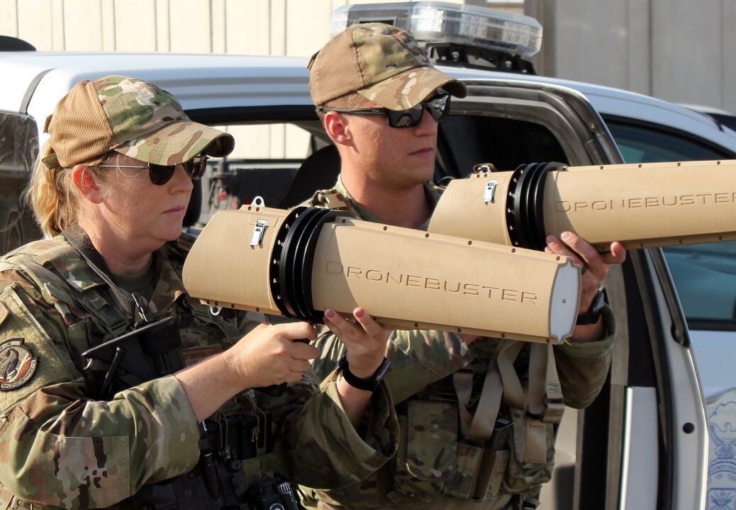 Dronebuster Handheld Counter-Unmanned Aerial System (C-UAS), USA
