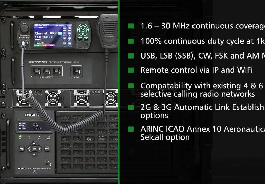 Barrett 4075 High-Power HF Transmitter - Airforce Technology