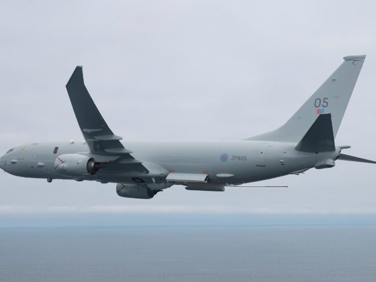 RAF’s Poseidon aircraft conducts first search and rescue duties