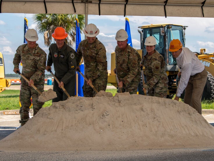 USAF F-35A aircraft’s flight line facilities work begins at Tyndall AFB
