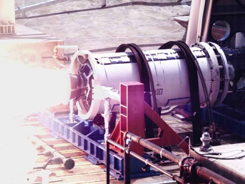 US AFRL, Aerojet Rocketdyne test large solid rocket motor eSR-19