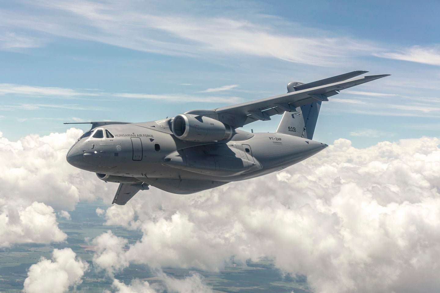 Hungarian Air Force's new C-390 Millennium takes to the skies ...