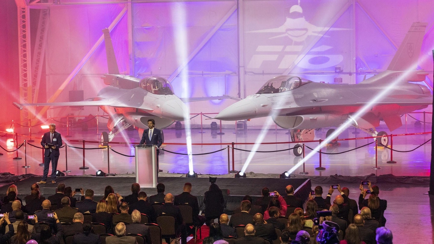 Lockheed Martin hands over new Slovakian F-16 Block 70 fighters ...