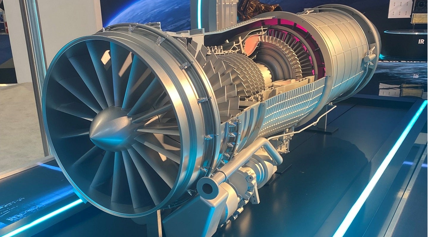 Jet Engine Figure Aircraft Engine Model Mini Aviation Turbofan Engine