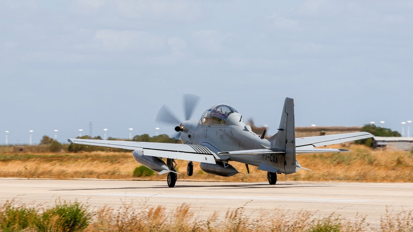 Portugal’s first A-29N Super Tucanos arrive at Embraer unit OGMA